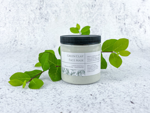 French Green Clay Face Mask - Curate Essentials